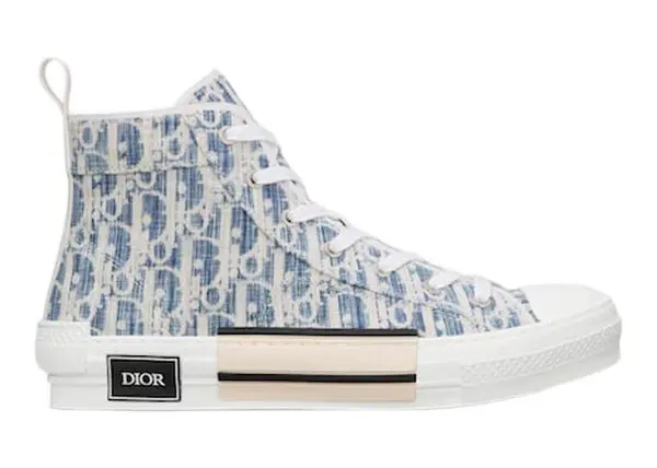 Dior B23 High-top Sneakers - Blue/beige/white