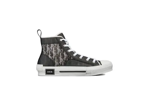 Dior B23 High-top Sneaker - Black/white