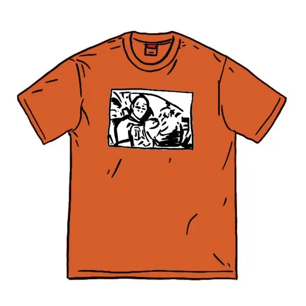 Supreme Antihero Ice Tee Shirt - Rust