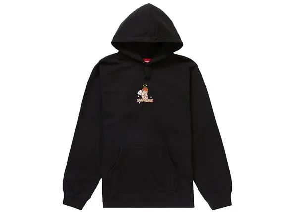 Supreme Angel Hooded Sweatshirt - Black