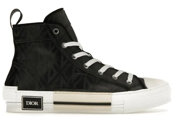 Dior B23 High-top Sneakers - Black/white