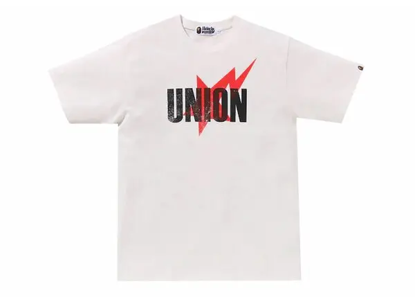 BAPE X Union Pigment Dyed Sta Tee Shirt