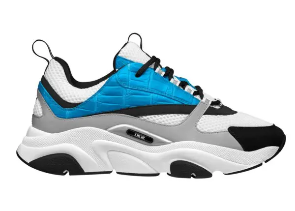 Dior B22 Athletic Sneakers - White/grey/blue
