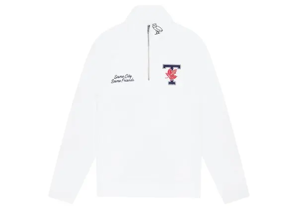 OVO X University Of Toronto Quarter Zip Sweatshirt