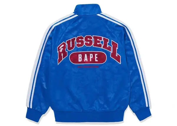 BAPE X Russell Track Jacket - Blue