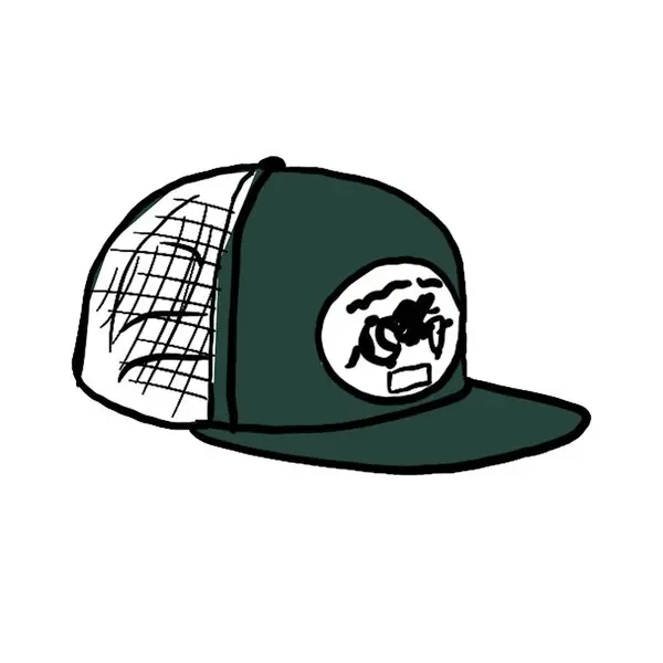 Supreme Mesh Back 5-panel Cap - Dark Green