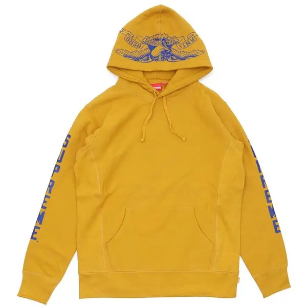 Supreme Antihero Hooded Sweatshirt - Mustard
