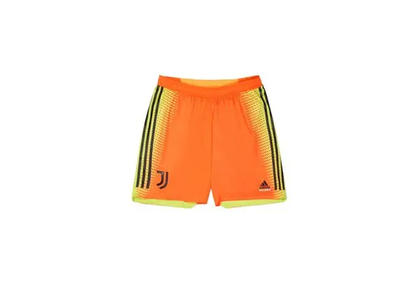PALACE Adidas Juventus Fourth Goalkeeper Shorts - Orange/slime/black