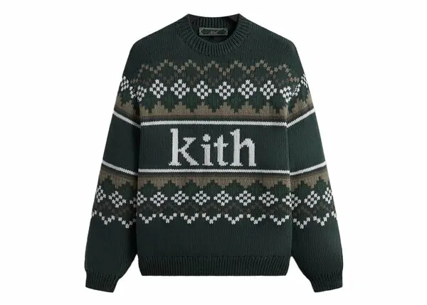 Kith Fairisle Knit Sweater - Frond
