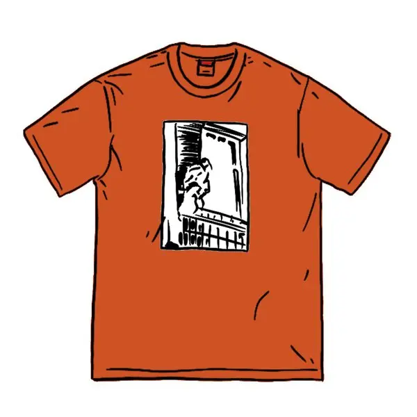 Supreme Antihero Balcony Tee Shirt - Rust