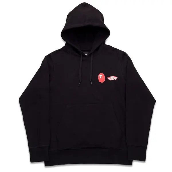 BAPE X Vans Pullover Fleece Hoodie - Black