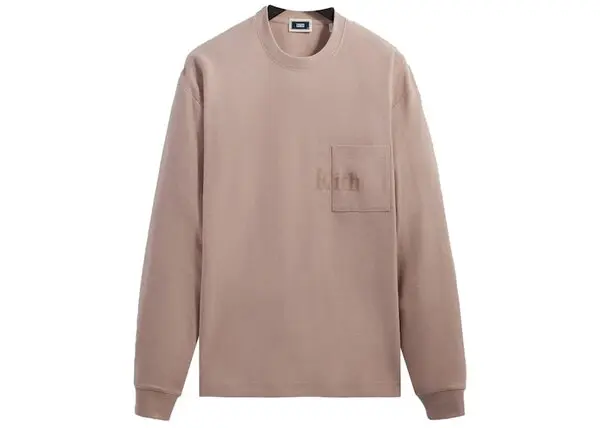 Kith Long Sleeve Quinn Tee Shirt - Morganite