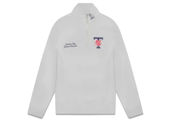OVO X University Of Toronto Quarter Zip Sweatshirt