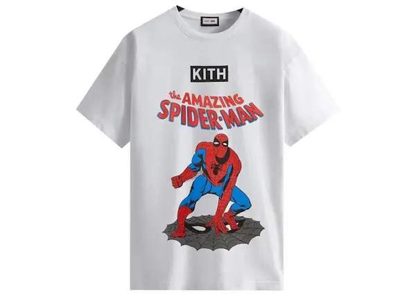 Kith Marvel Spiderman Allies Vintage Tee Shirt - White