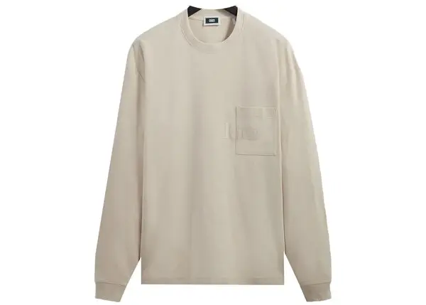 Kith Long Sleeve Quinn Tee Shirt - Sediment