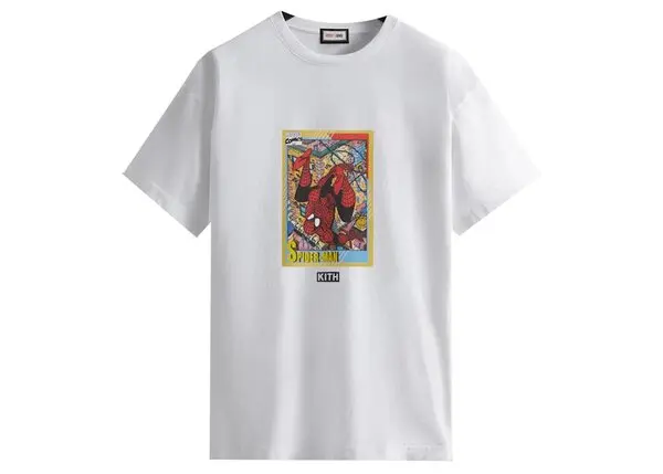 Kith Marvel Spiderman Hero Vintage Tee Shirt - White