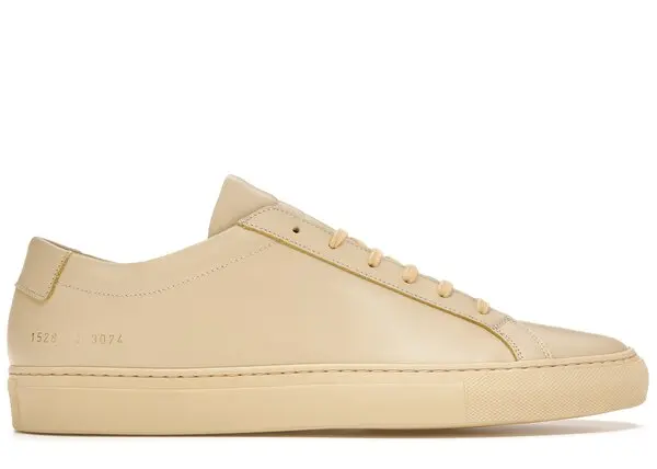 COMMON PROJECTS Original Achilles Leather Sneakers - Yellow