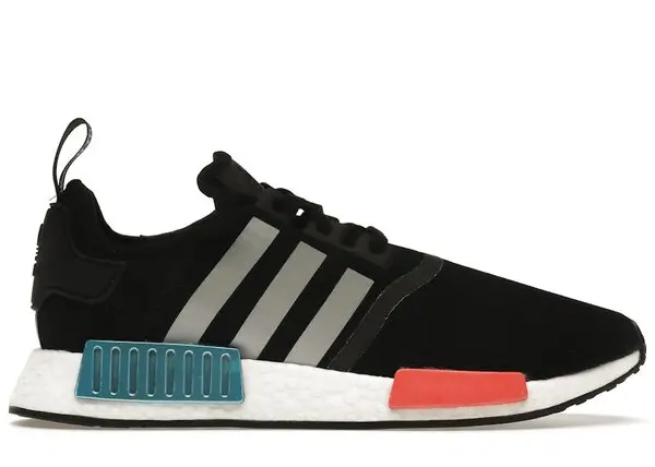 Adidas Nmd R1 Sneakers - Core Black/silver Metallic/solar Red