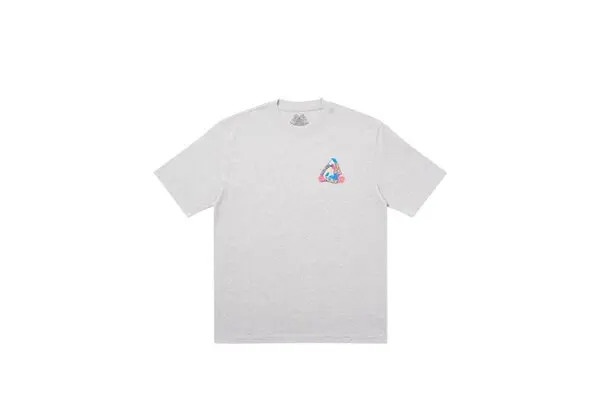 PALACE I Don't Skate On A Sunday T-shirt - Grey Marl