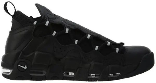 Nike Air More Money Sneakers - Black/metallic Silver