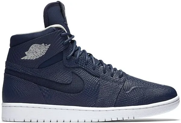 JORDAN 1 Retro Nouveau Sneakers - Midnight Navy Blue/light Bone/white