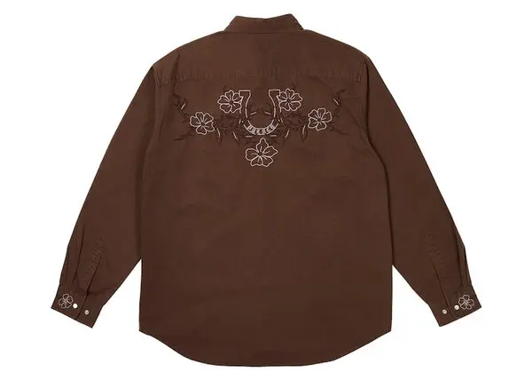 PALACE Flexus Shirt - Nice Brown
