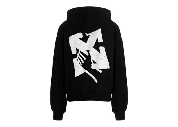 Off-White Hand Arrow Boxy Hoodie - Black/white