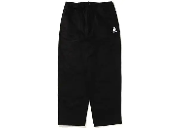 BAPE Wide Fit Chino - Black
