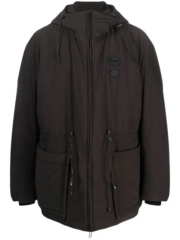 Off-White Logo-patch Padded Jacket