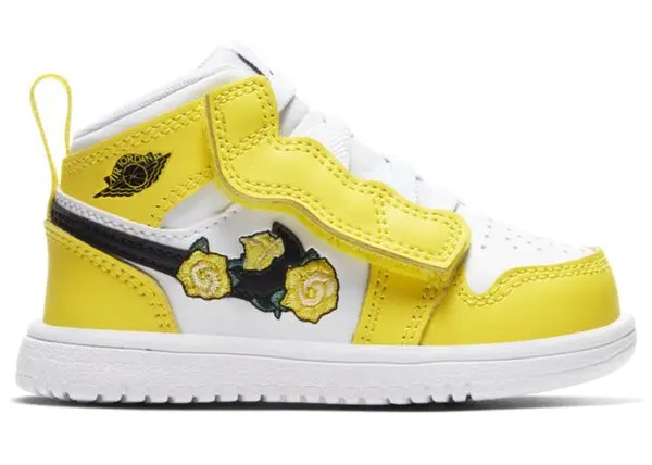 JORDAN 1 Mid Alt Sneakers - Dynamic Yellow/black/white