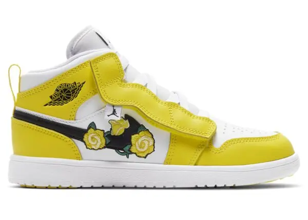 JORDAN 1 Mid Alt Sneakers - Dynamic Yellow/black/white