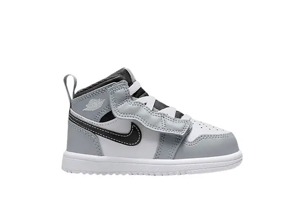 JORDAN 1 Mid Alt Sneakers - Light Smoke Grey/white/black