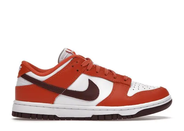 Nike Dunk Low Bronze Eclipse Sneakers - Mesa Orange/white/brown