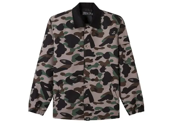 BAPE X A.p.c. Camo Coach Jacket
