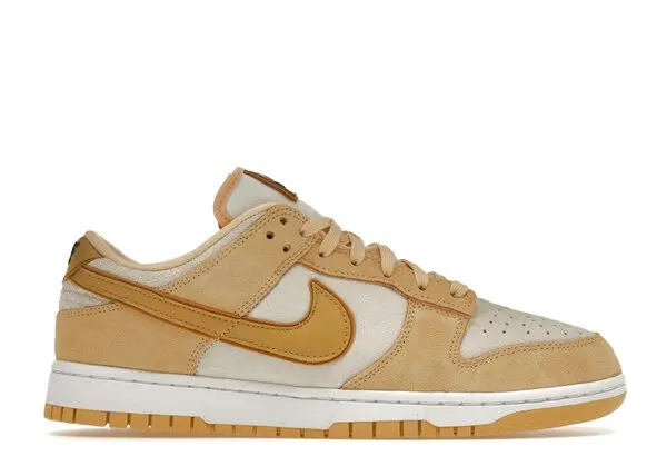 Nike Dunk Low Suede Sneakers - Celestial Gold/sail