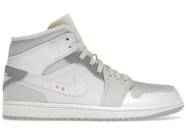 JORDAN 1 Mid Se Craft Inside Out Grey - White/phantom Grey/sail