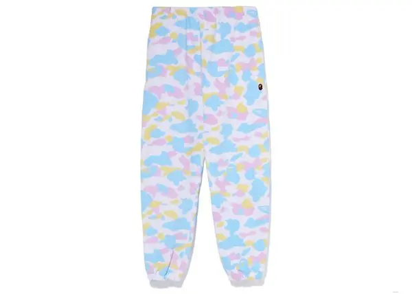 BAPE Camo Oversized Sweatpants - White