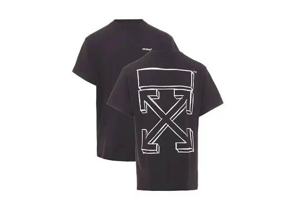 Off-White Off Off Marker Arrows Sketch Oversized Tshirtin