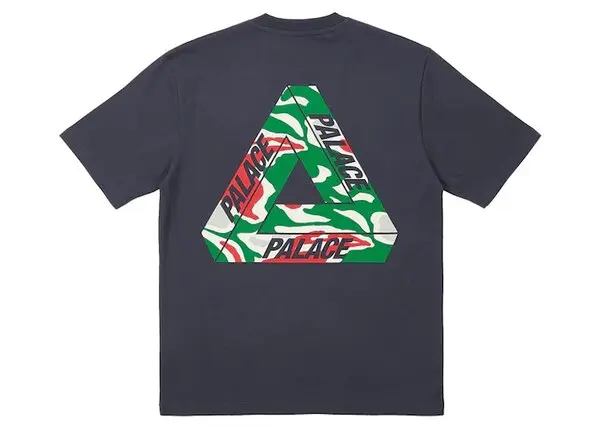 PALACE Jungle Camo Triferg T-shirt - Navy Blue