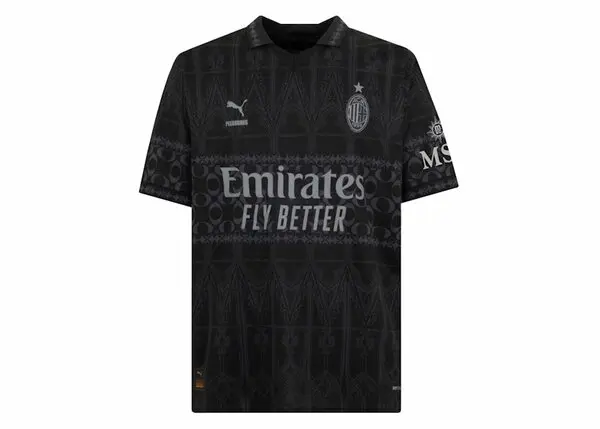 PUMA X Pleasures Ac Milan 2023/24 Dark Version Jersey - Multicolor