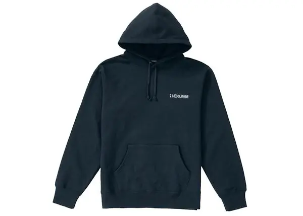 Supreme 1800 Hooded Sweatshirt - Navy Blue