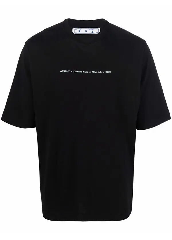 Off-White Marker Skate T-shirt - Black Blue
