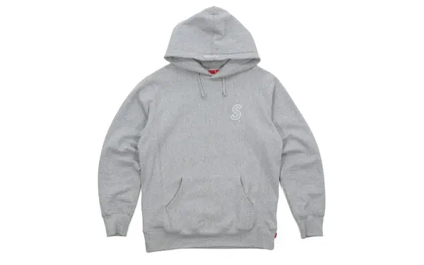 Supreme 3m Reflective S Logo Hooded Sweatshirt - Heather Grey