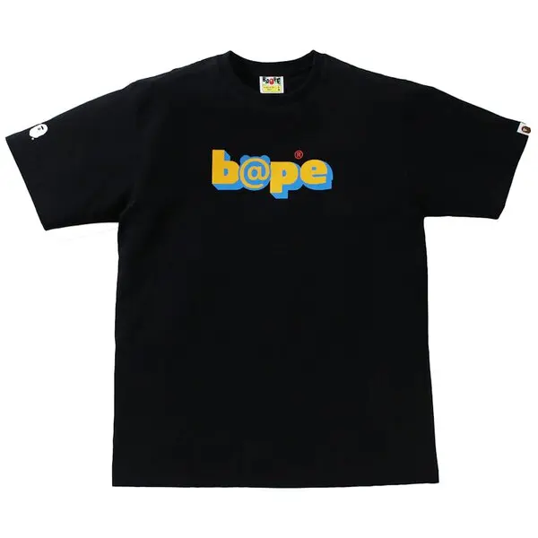 BAPE X Bearbrick Camo Bear Tee Shirt - Black