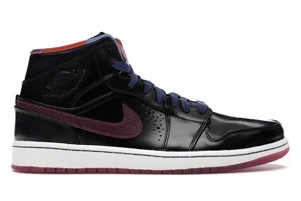 JORDAN 1 Mid Nouveau Year Of The Horse - Deep Royal Blue/red Volt/black