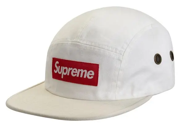 Supreme 2tone Camp Cap - White