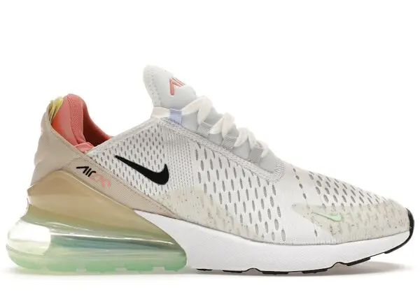Nike Air Max 270 Sneakers - White/sanddrift/pure Platinum