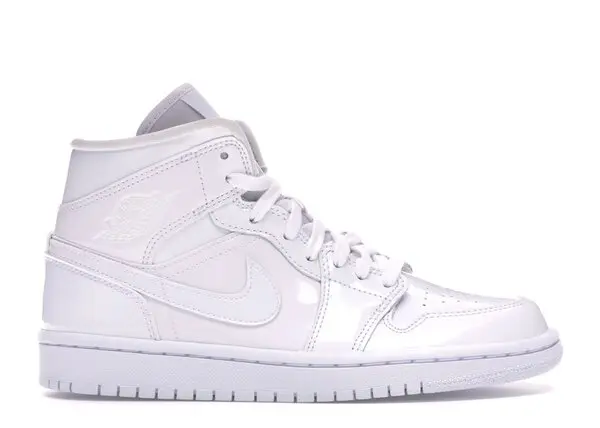 JORDAN 1 Mid Triple Sneakers - White