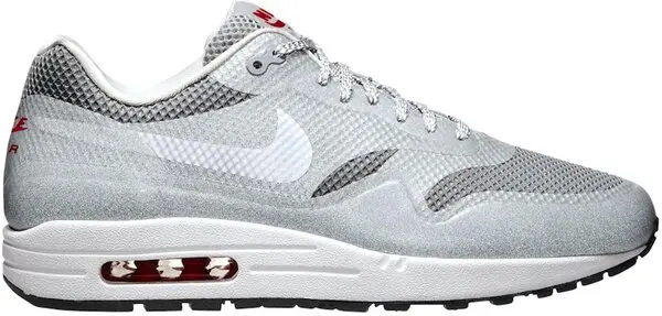 Nike Air Max 1 Hyperfuse Sneakers - Matte Silver/white/university Red