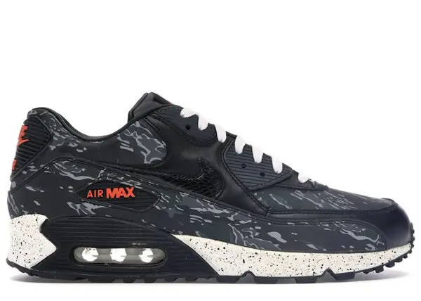Nike Air Max 90 Atmos Tiger Camo Sneakers - Black/dark Charcoal